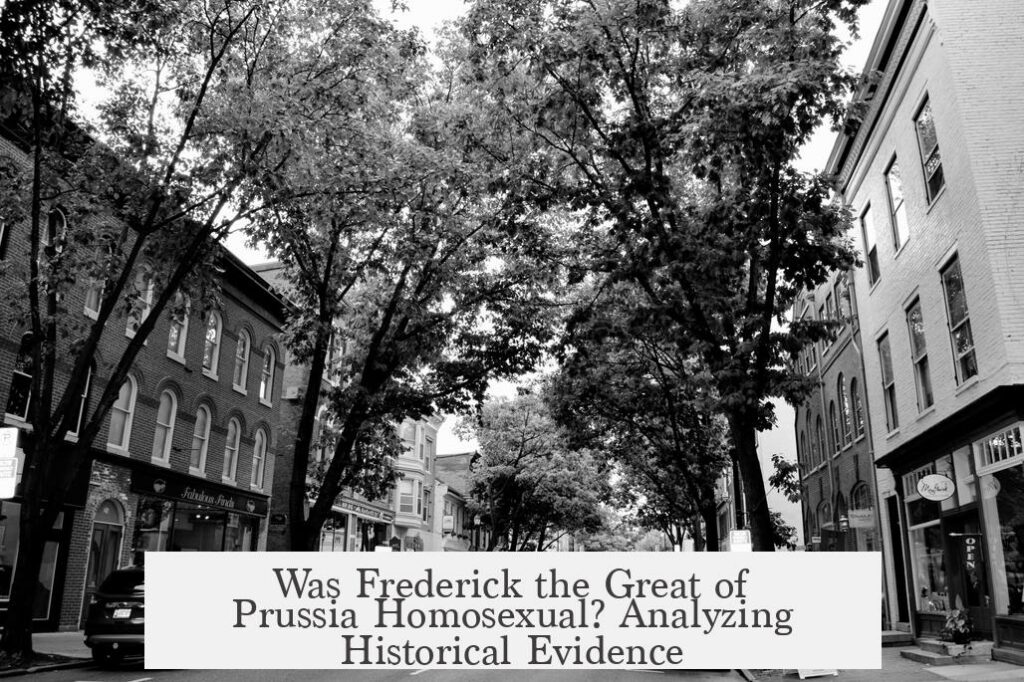 Was Frederick the Great of Prussia Homosexual? Analyzing Historical ...